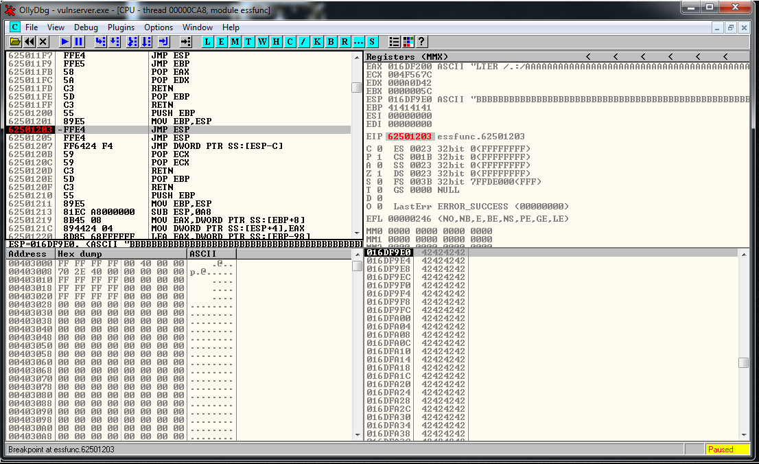 Exploit Development Vulnserver Lter Unicode Conversion Happy Hacking